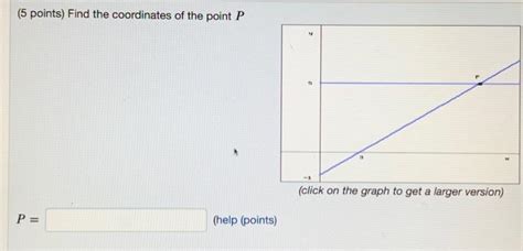 Solved Points Find The Coordinates Of The Point P Chegg Com