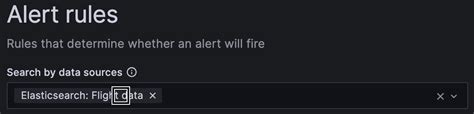 Alerting Datasource Search In Alert Rules · Issue 74446 · Grafana