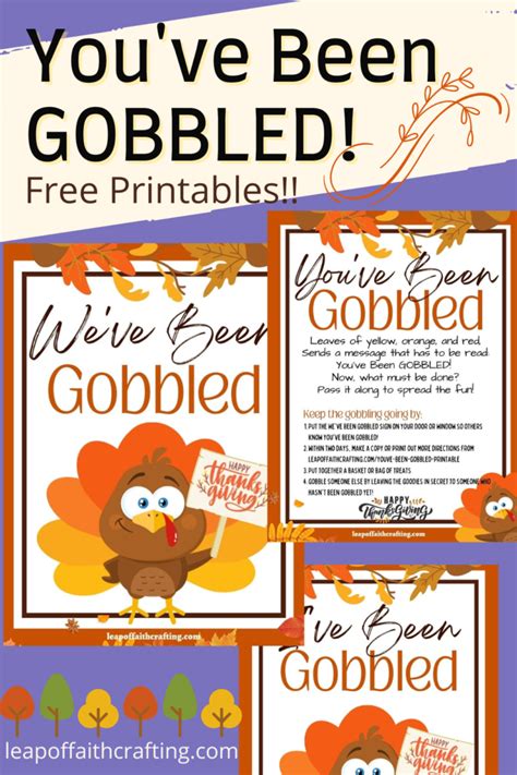 You Ve Been Gobbled Free Printable Pdf Free Printable Templates Protal