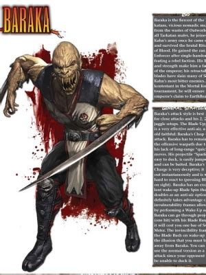 Baraka Cosplay Baraka Is Kind Of Limited When It Comes To