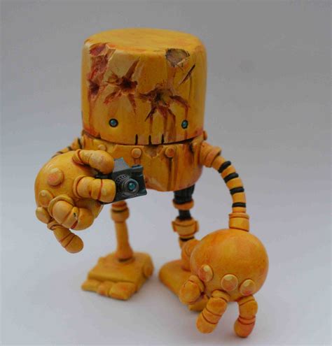 Rusty Robots Christmas 2011 Camera Bot Vinyl Toys Bootleg Toys Robot Cute