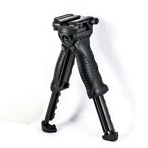 Tactical Bipod Grip Foldable Foregrip Swivel Rotating Firearm Fits