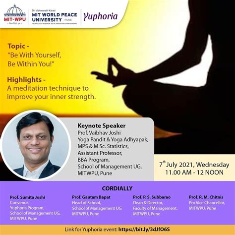 Vaibhav Joshi On Linkedin Today Conducted A Session Of Yuphoria On The Topic Be With