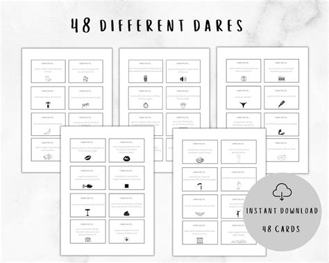 Printable Sex Card Game For Couples Dirty Dares Intimate Couples Printable Sex Card Game For Couples Dirty Dares Intimate Couples