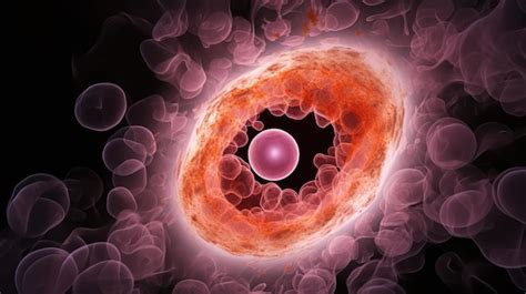 Premium Photo Closeup View Of A Human Embryo At The Twocell Stage Showcasing The First Cell