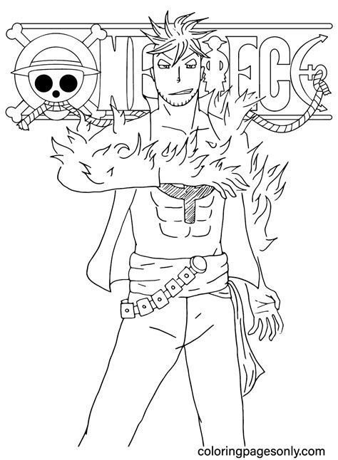 One Piece Coloring Pages Free Pdf