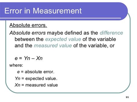 1 Measurement And Error