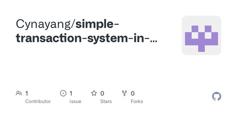 Github Cynayang Simple Transaction System In Python