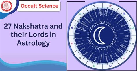 27 Nakshatra And Their Lords In Astrology Article Rockstars