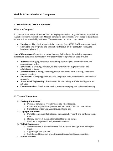 Sample Module Pdf Operating System Malware