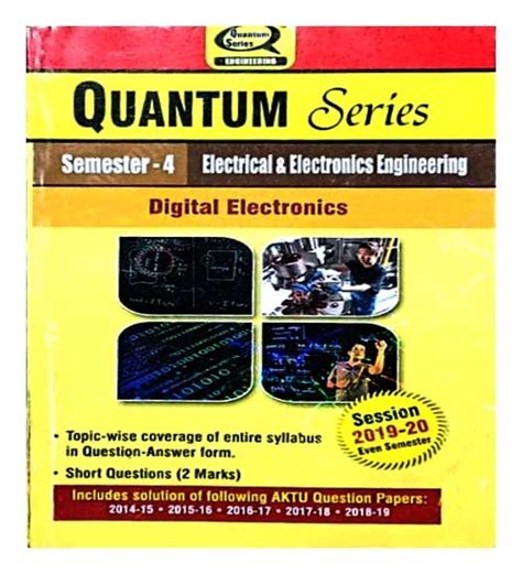 Quantum Series Digital Electronics 2020 Btech Semester 4