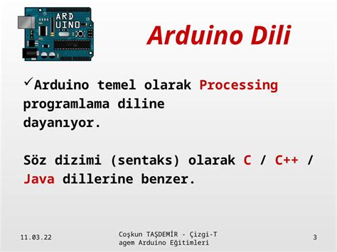 Download Ppt Powerpoint Arduino Eğitimleri 3 Arduino Programlama Dili