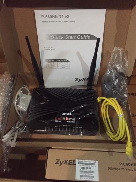 Modem Router Wireless Zyxel Indihome Model P Hn T V Elektronik Bagian Komputer Aksesoris