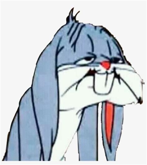 Cartoon Bugsbunny Sad Freetoedit Bugs Bunny Drunk Face Png Image