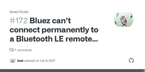 Bluez Cant Connect Permanently To A Bluetooth Le Remote “function Not