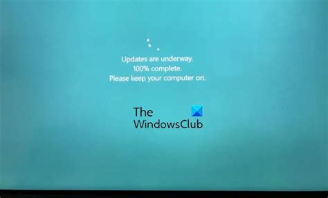 Stuck On Updates Are Underway Please Keep Your Computer On