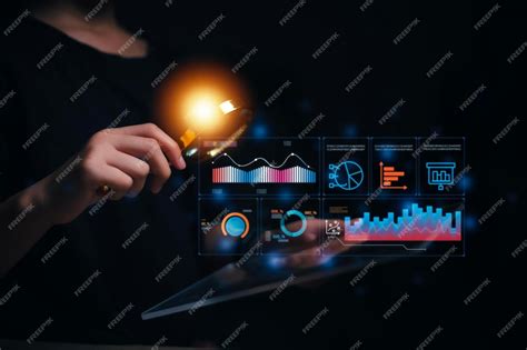 Premium Photo Data Analyst Working On Business Analytics Dashboard With Charts Metrics And Kpi