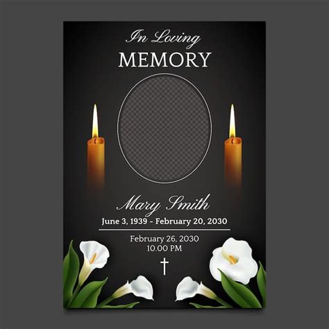 Obituary Template Design Artofit