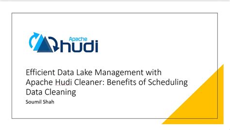 Video Soumil S On Linkedin Efficient Data Lake Management With