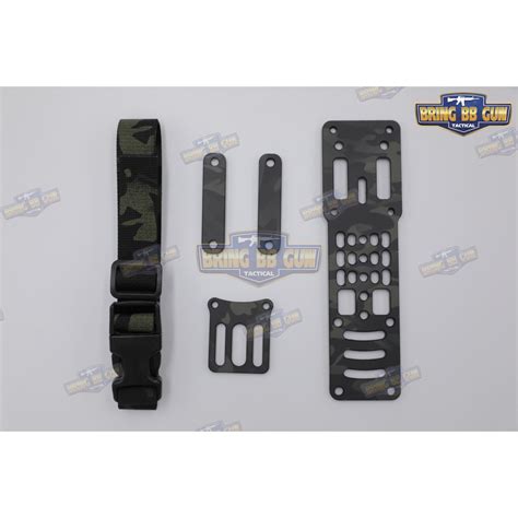 เพลทโหลดต่ำ Cnc สายรัดต้นขา เพลทลดต่ำ Cnc เพลท Cnc Modular Holster Adapter Mha