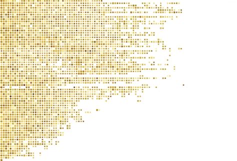 Free Vector Abstract Golden Dotted Pattern Background