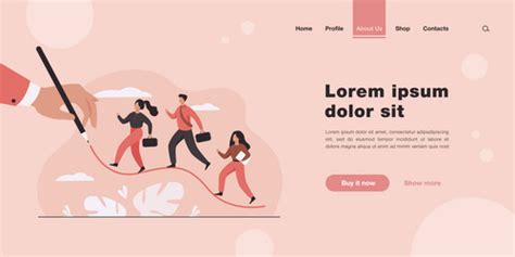 Business People Walking Up On Increase Chart Line Vector Image