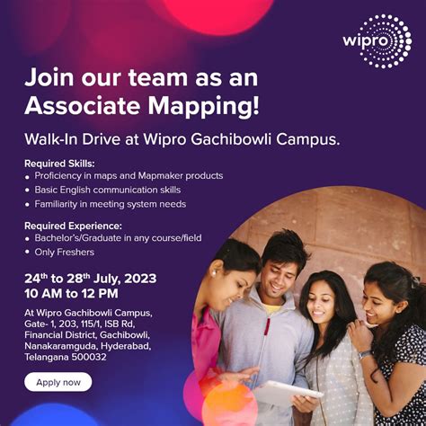 Wipro Hiring Associate Mapping Walk In Drive On 27th And 28th July 2023