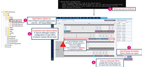 How To Start With Secure Manager Customized Configuration On Stm32h5