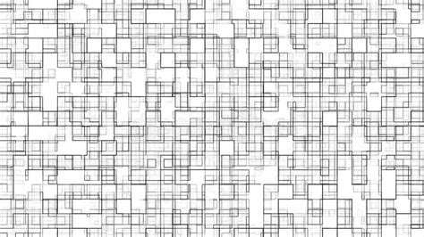White Color Moving Square Shapes Noise Effect Modern Design Loop Able Geometrical Background