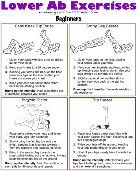 Lower Ab Exercises For Beginners Abs Workout Routines Lower Ab