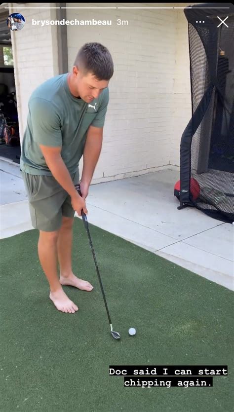 Bryson Dechambeaus Feet