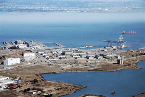 Hunters Point Shipyard History Aerial Photograph Of Hunters Point