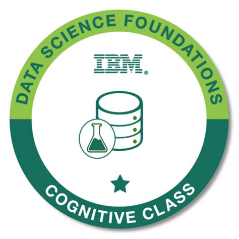Data Science Foundations Level 1 Credly