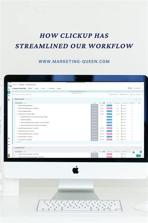 Using Clickup To Streamline Tasks And Projects Marketing Queen