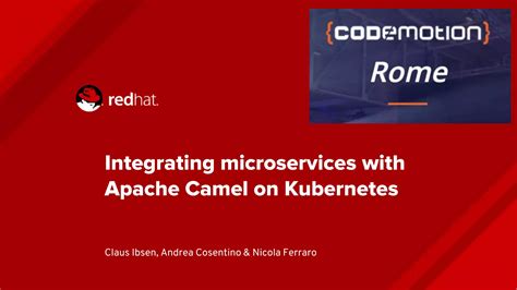 Integrating Microservices With Apache Camel On Kubernetes Ppt