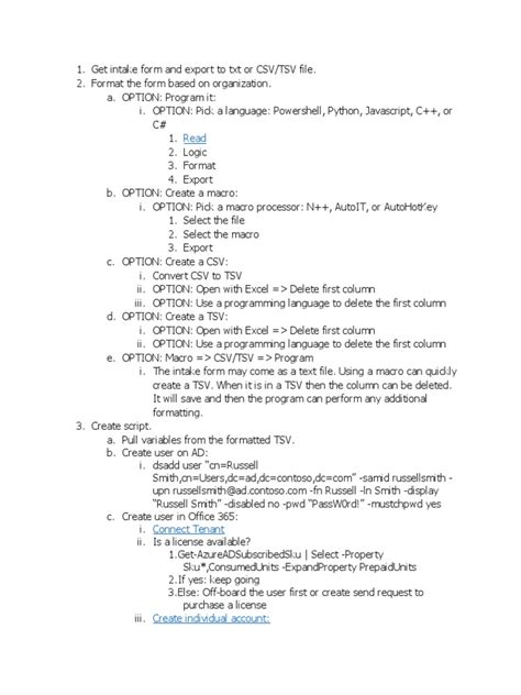 How To Automate Users For Onboarding With Powershell And Azure In A Hybrid Environment Pdf