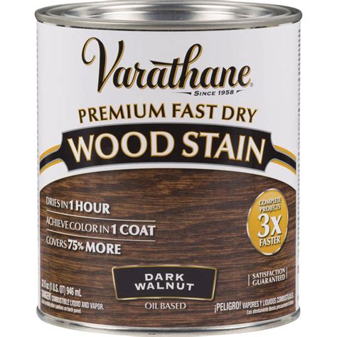 Varathane Fast Dry Dark Walnut Urethane Modified Alkyd Interior Wood S Hemlock Hardware