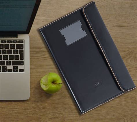 Leather 40 Sleeve Document File Folder Tulman