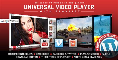 universal video player wordpress plugin by lambertgroup codecanyon