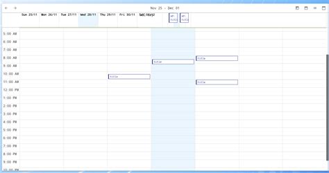 Week View Headers Misaligned With Day Columns