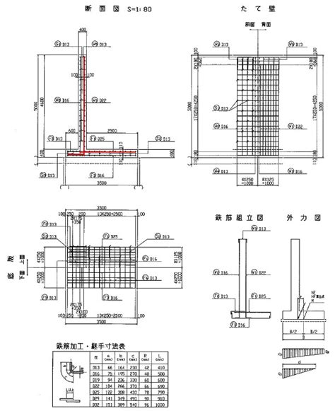 L型擁壁標準図国土交通省図面 宅地造成 L型擁壁 標準図 Nrdtx