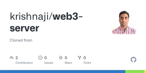 GitHub Krishnaji Web3 Server Cloned From