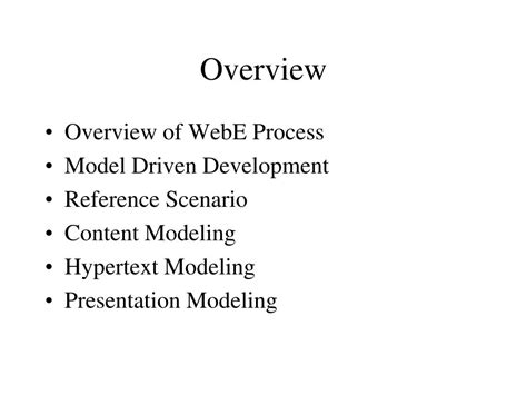 Ppt Web Engineering Web Application Modeling Powerpoint Presentation
