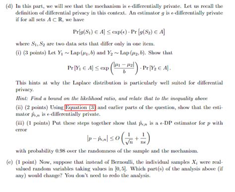 Private Mean Estimation One Of The Most Important Course Hero