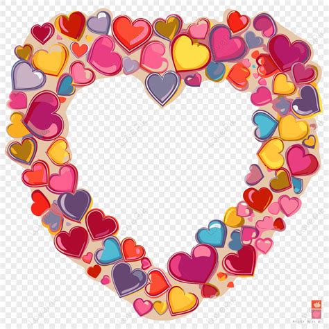 하트 테두리 벡터상표만화클립 아트 Png 일러스트 무료 다운로드 Lovepik