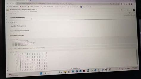 Sanya Choudhary On Linkedin Bharatintern Datascience Numberrecognition