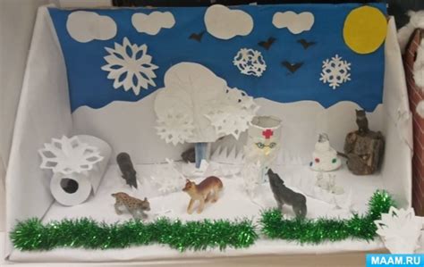 Макет «Зимушка зима 1 фото Воспитателям детских садов школьным учителям и педагогам Маам ру