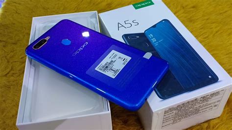 Oppo A5s Blue Edition Unboxing Oppo A5s 3GB 32GB Blue Unboxing A5s Blue Colour Specification