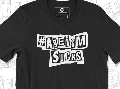 Ageism Sucks 70s Punk Rock Sex Pistols Style T Shirt Pro Aging Pro Age Anti Its Weird Being The