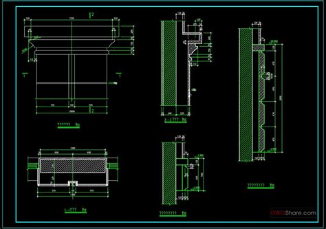 116neoclassical Style Decor Cad Design Elements